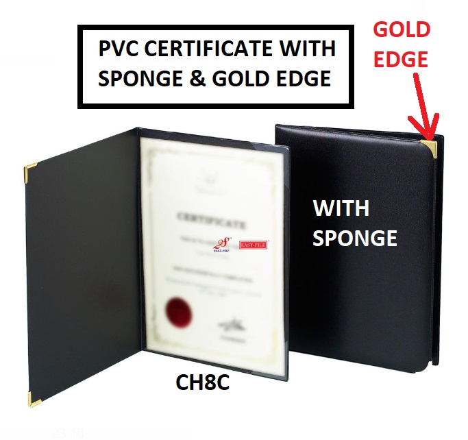 PVC CERTIFICATE HOLDER - LA Stationery